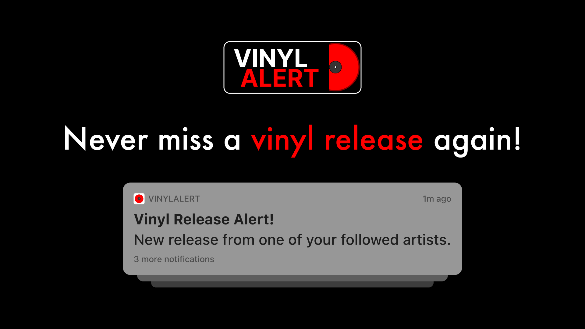 VinylAlert - New Vinyl Record Releases & Instant Alerts